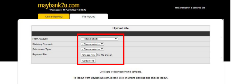 How to make salary and statutory payments via Maybank | PayrollPanda