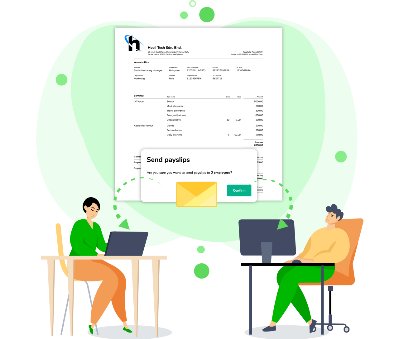 FREE Payroll and Payslip Templates for Malaysia | PayrollPanda